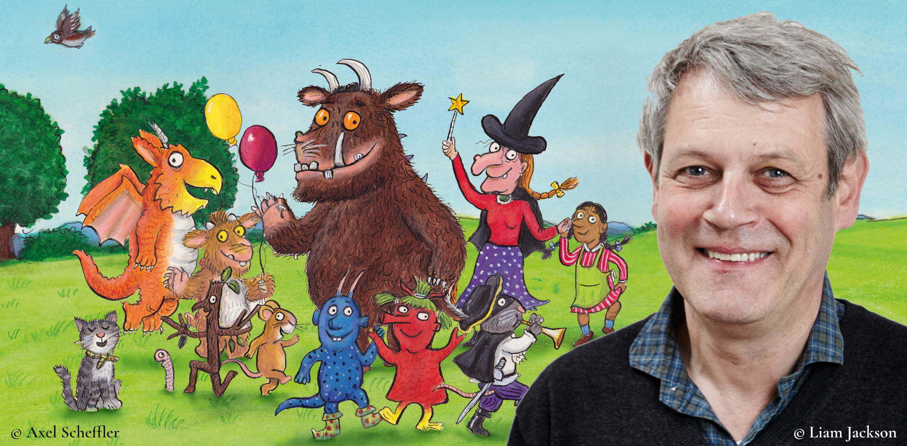 !AUSGEBUCHT! 25 Jahre Grüffelo – Axel Scheffler live - Parkbuchhandlung